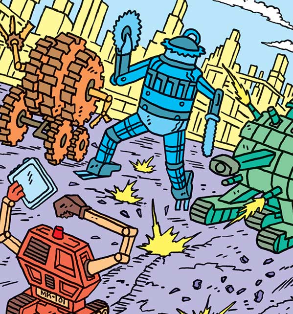 Robots on a Human-Free Earth by Alcott and Sikoryak | 13th Dimension ...