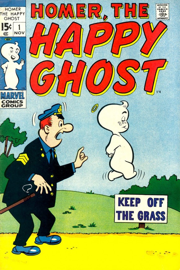 The Marvels That Time Forgot: HOMER, THE HAPPY GHOST | 13th Dimension ...
