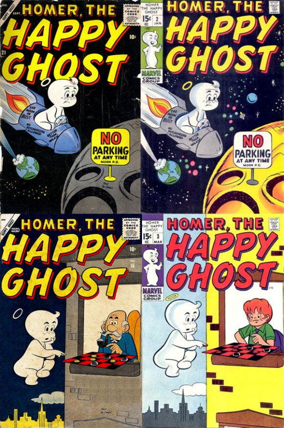 The Marvels That Time Forgot: HOMER, THE HAPPY GHOST | 13th Dimension ...