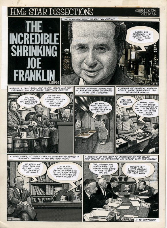 HEROES AND VAUDEVILLIANS: DREW FRIEDMAN (Pt. 1 of 2) | 13th Dimension ...