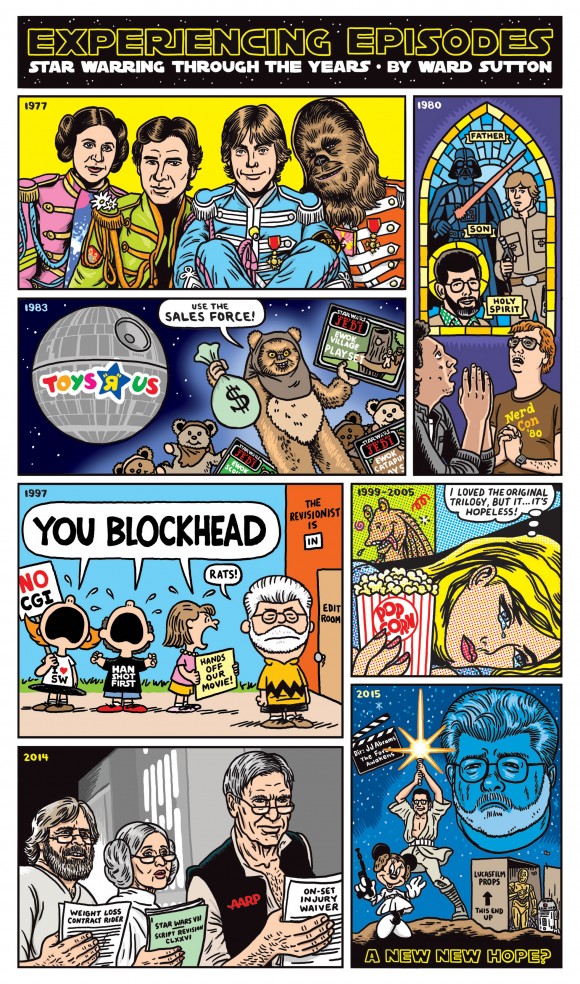 STAR WARRING Through The Years, by WARD SUTTON | 13th Dimension, Comics ...