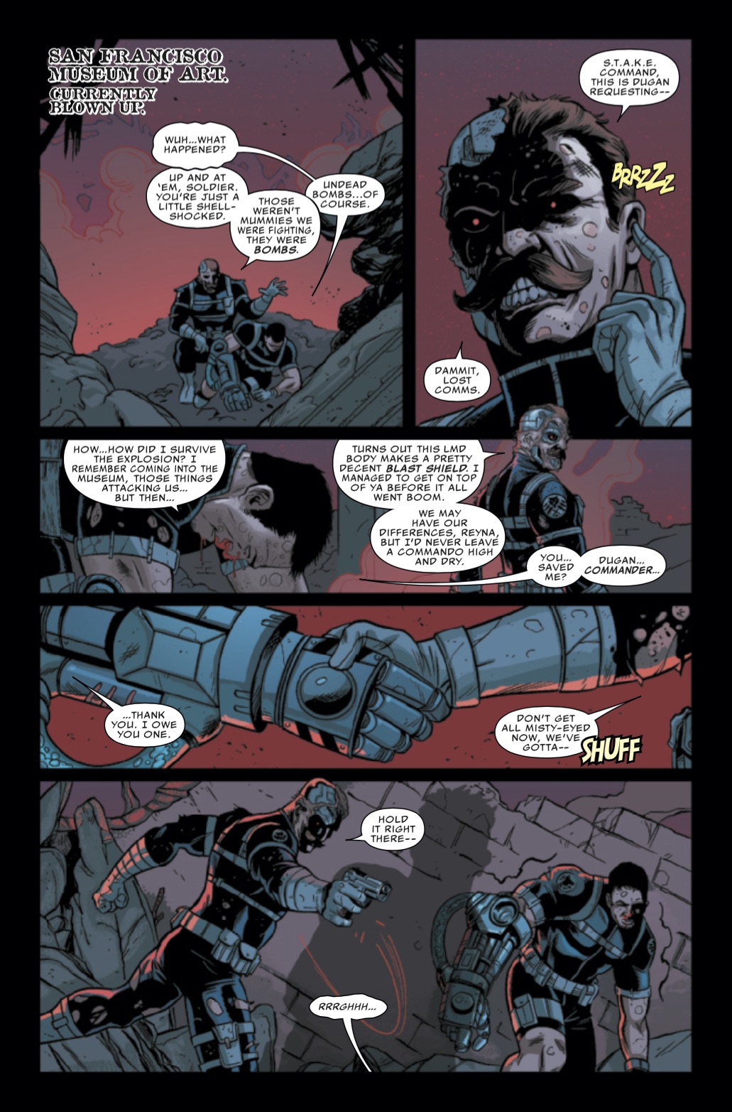 EXCLUSIVE Preview: HOWLING COMMANDOS OF SHIELD #4 | 13th Dimension ...