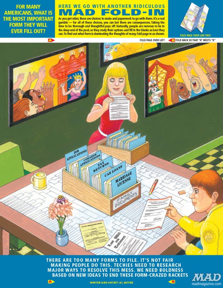 13 MAD FOLD-INS: An AL JAFFEE Tribute | 13th Dimension, Comics ...