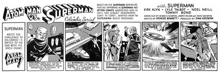 The Goofy Charm of 1950’s ATOM MAN VS. SUPERMAN | 13th Dimension ...