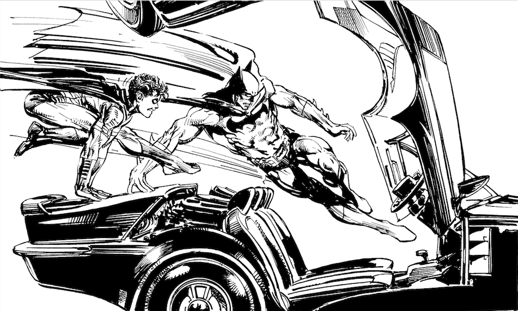 13 DAYS OF THE NEAL ADAMS GALLERY: Cruising in the Batmobile | 13th ...