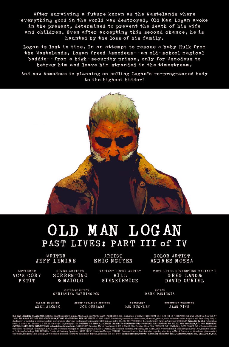 EXCLUSIVE Preview: OLD MAN LOGAN #23 | 13th Dimension, Comics, Creators ...