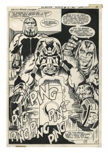13 GREAT PAGES From the JACK KIRBY FOREVER PEOPLE Artist’s Edition ...