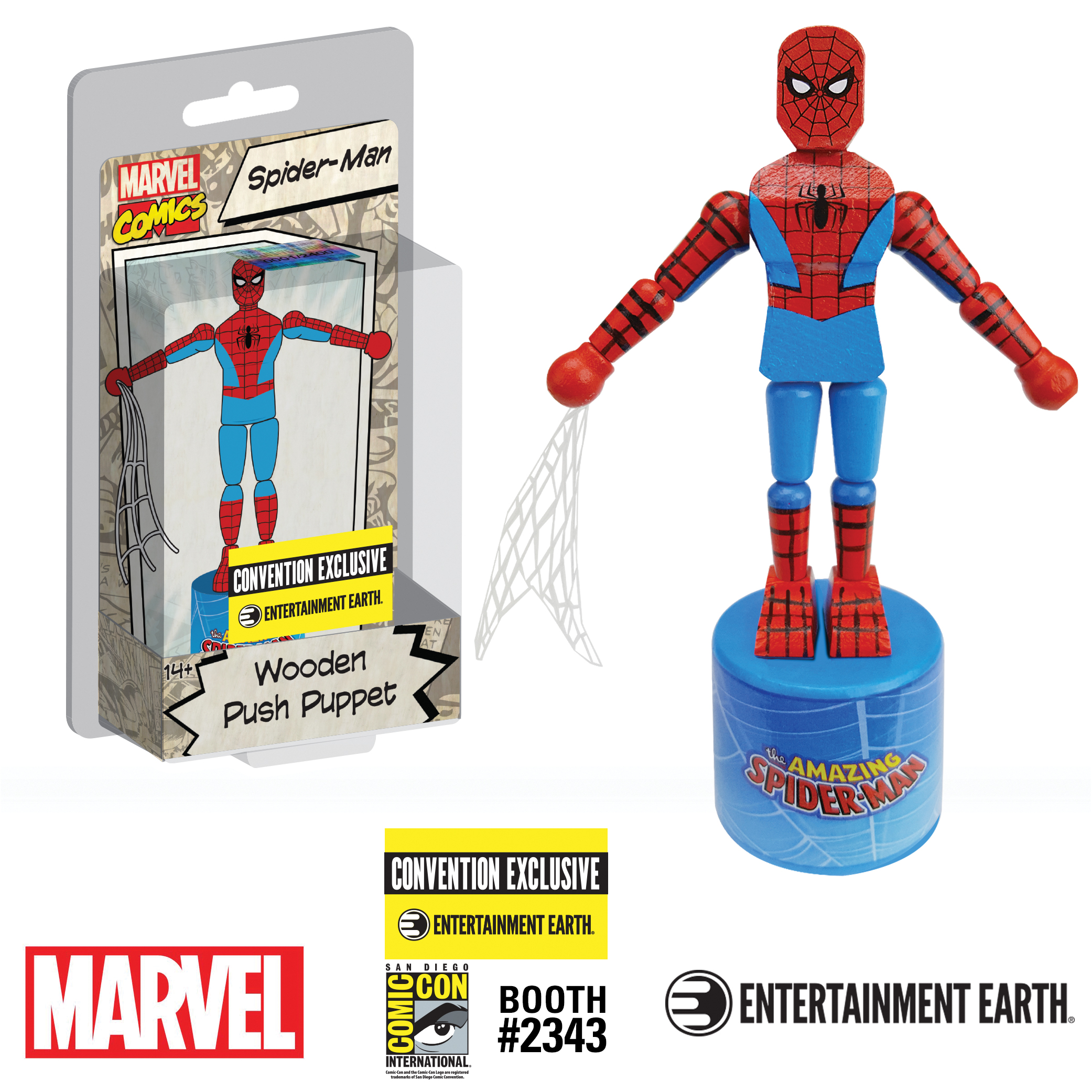THWIP! Loose-Limbed SPIDER-MAN Push Puppet Brings Retro Fun | 13th ...