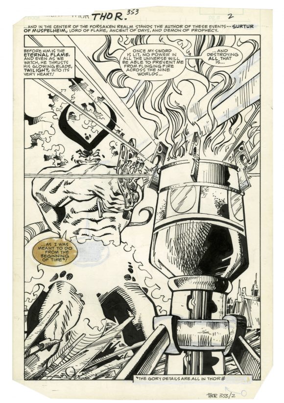 13 BRILLIANT PAGES From SIMONSON’s RETURN OF BETA RAY BILL Artist’s ...