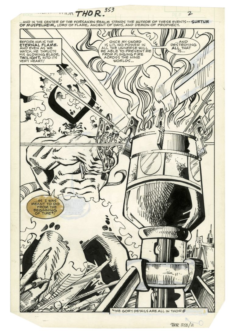 13 BRILLIANT PAGES From SIMONSON’s RETURN OF BETA RAY BILL Artist’s ...