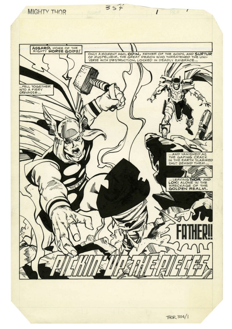 13 BRILLIANT PAGES From SIMONSON’s RETURN OF BETA RAY BILL Artist’s ...