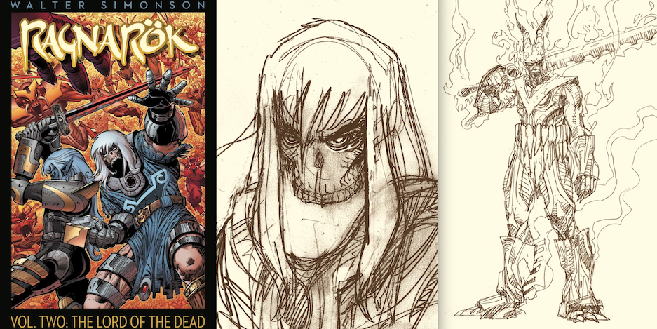 EXCLUSIVE LOOK: Walt Simonson’s RAGNAROK Sketchwork | 13th Dimension ...