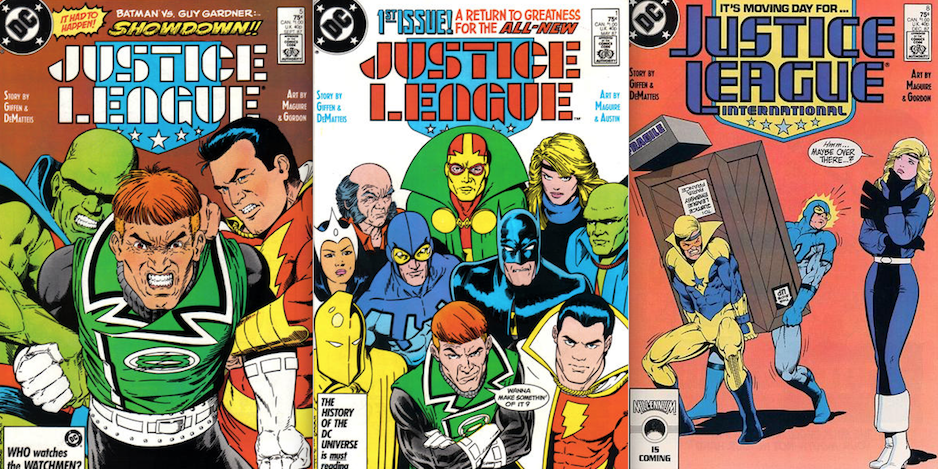 13 COVERS: The JUSTICE LEAGUE in the BWA-HA-HA ’80s | 13th Dimension ...