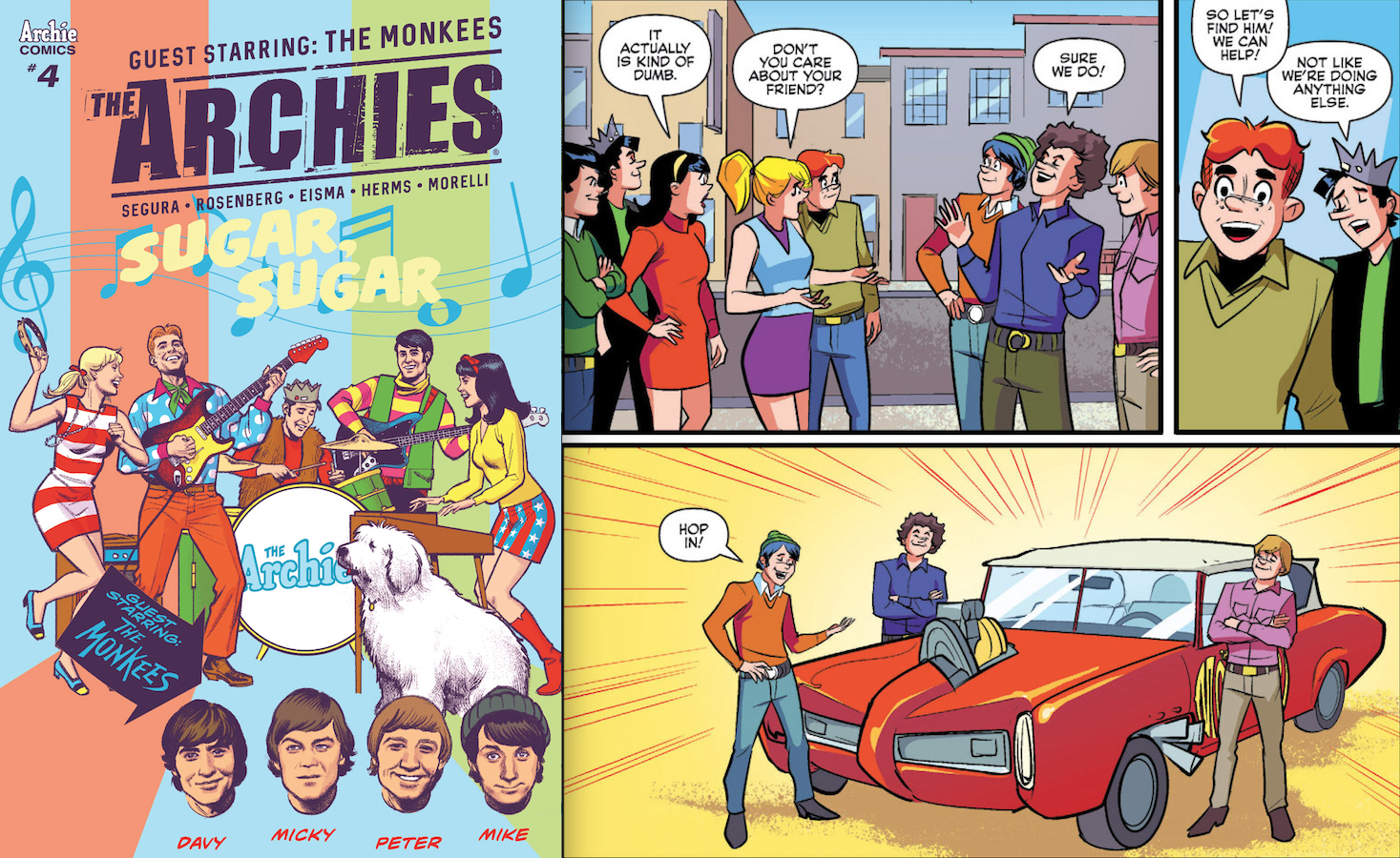 EXCLUSIVE Preview: THE ARCHIES MEET THE MONKEES | 13th Dimension ...