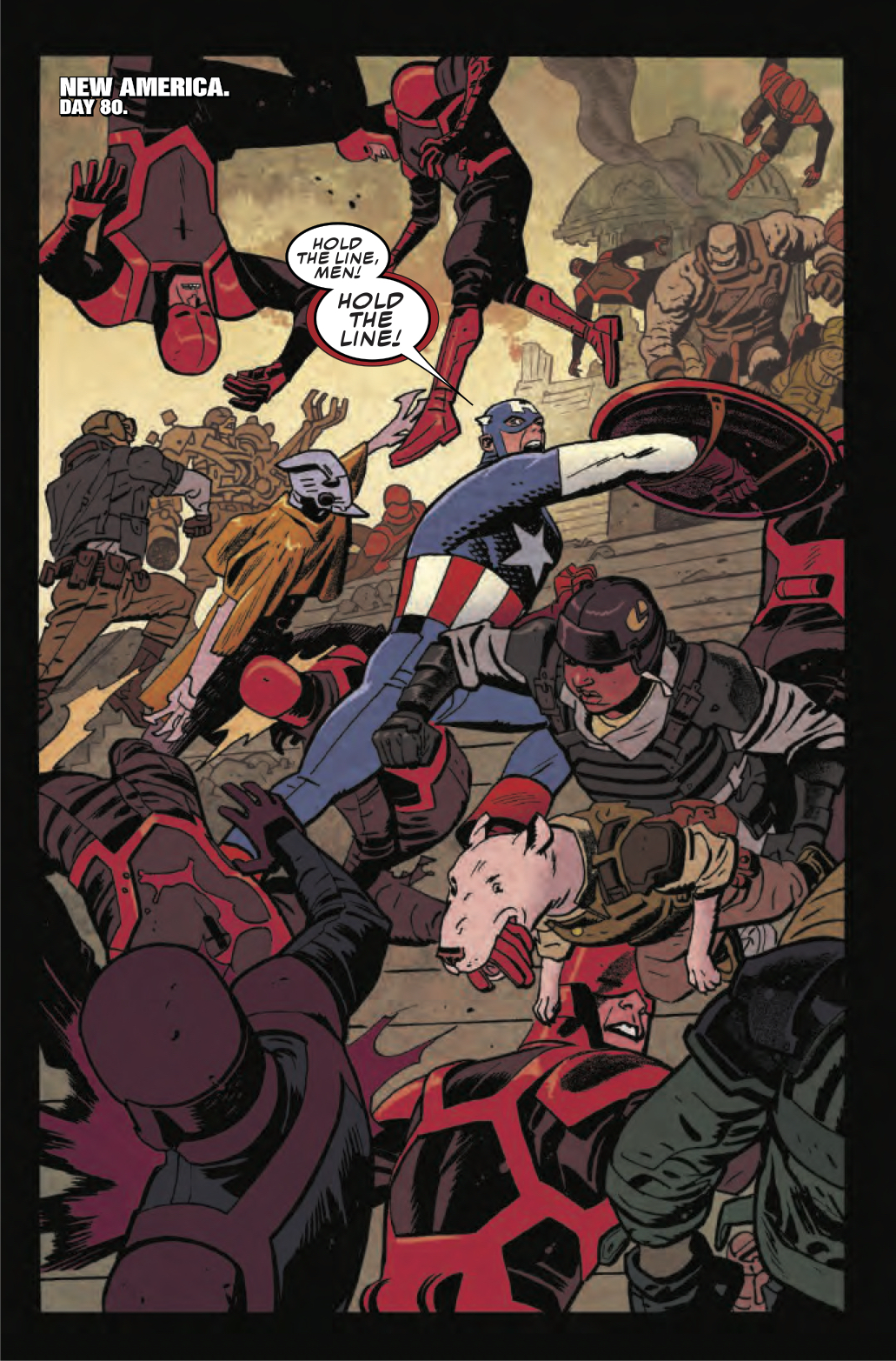 SNEAK PEEK: Chris Samnee’s Final CAPTAIN AMERICA Issue | 13th Dimension ...