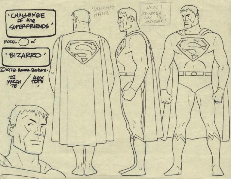 13 Great ALEX TOTH Model Sheets: A Birthday Celebration | 13th ...