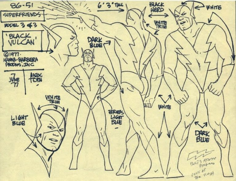 13 Great ALEX TOTH Model Sheets: A Birthday Celebration | 13th ...