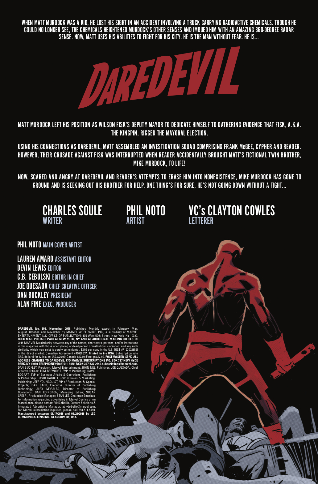 EXCLUSIVE Preview: DAREDEVIL #608 | 13th Dimension, Comics, Creators ...