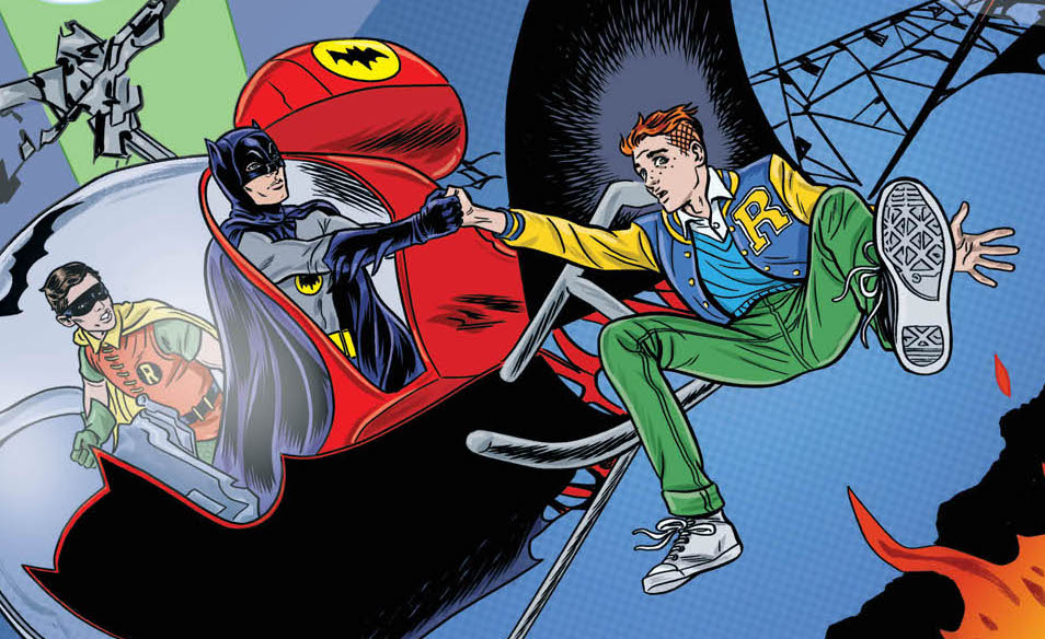 FIRST LOOK: The Batcopter Soars on Allred’s ARCHIE/BATMAN ’66 #6 Cover ...