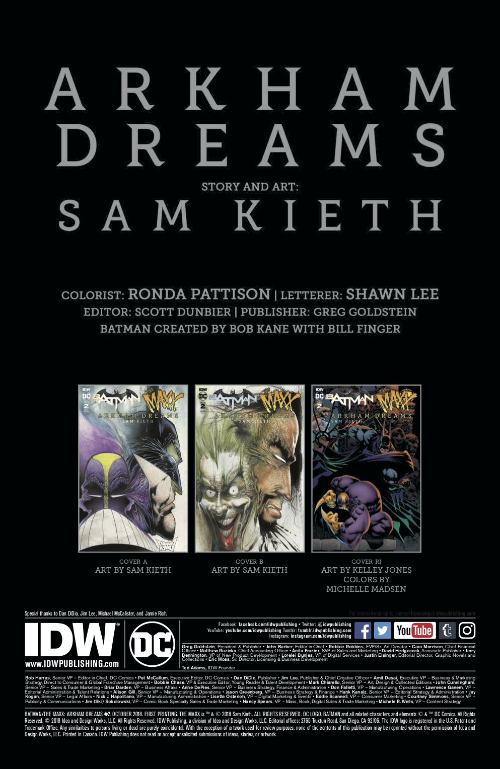 EXCLUSIVE Preview — BATMAN/THE MAXX: ARKHAM DREAMS #2 | 13th Dimension ...