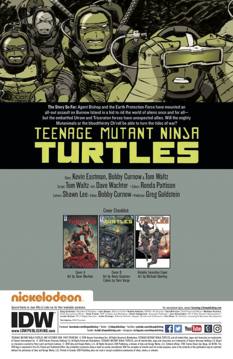 EXCLUSIVE Preview: TEENAGE MUTANT NINJA TURTLES #87 | 13th Dimension ...