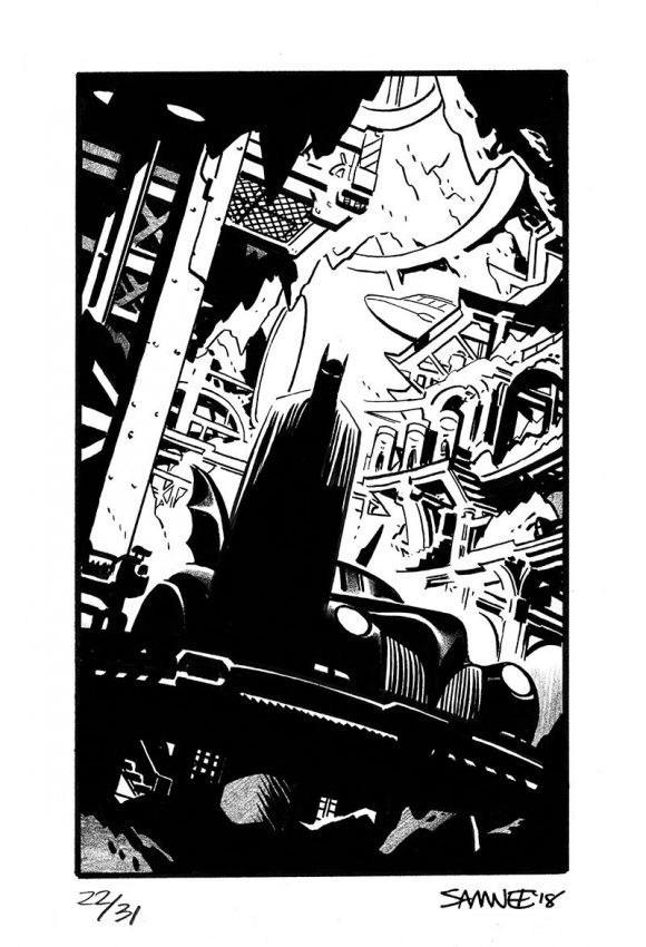 13 Magnificent BATMAN Sketches by CHRIS SAMNEE | 13th Dimension, Comics ...