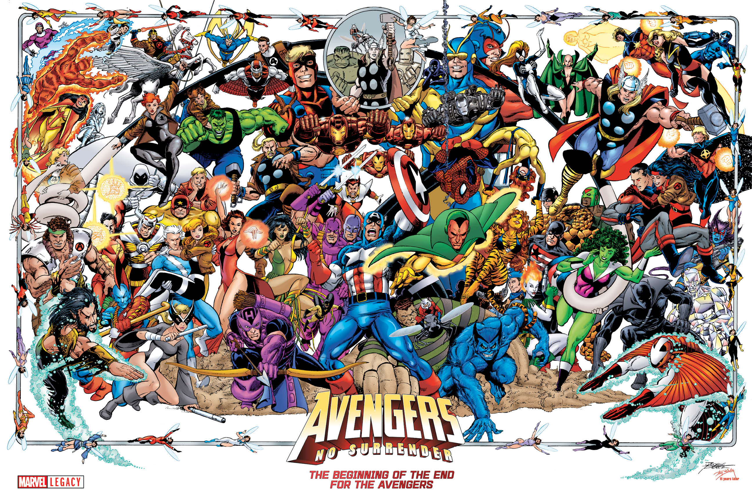The TOP 13 GEORGE PEREZ Countdown: #4 — THE AVENGERS | 13th Dimension ...
