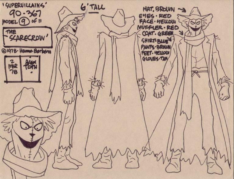 13 Great ALEX TOTH Model Sheets: A Birthday Celebration | 13th ...