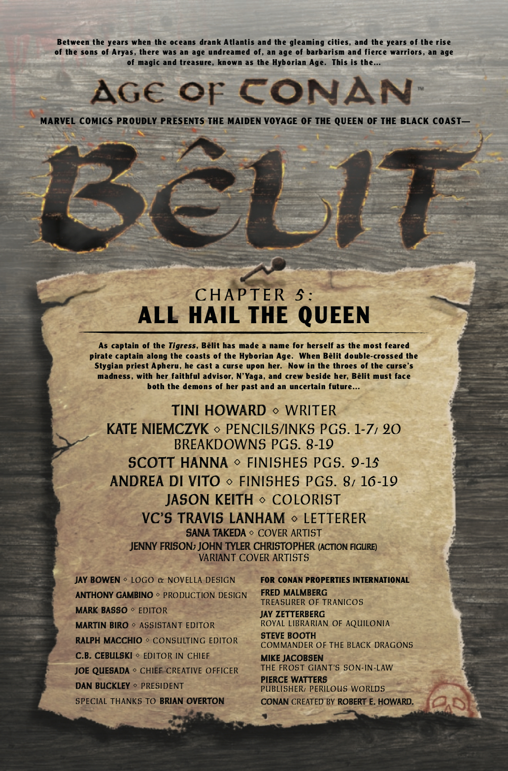 EXCLUSIVE Preview — AGE OF CONAN: BELIT #5 | 13th Dimension, Comics ...