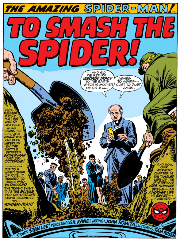 A SPIDER-MAN Landmark: Revisiting the DEATH OF CAPTAIN STACY | 13th ...