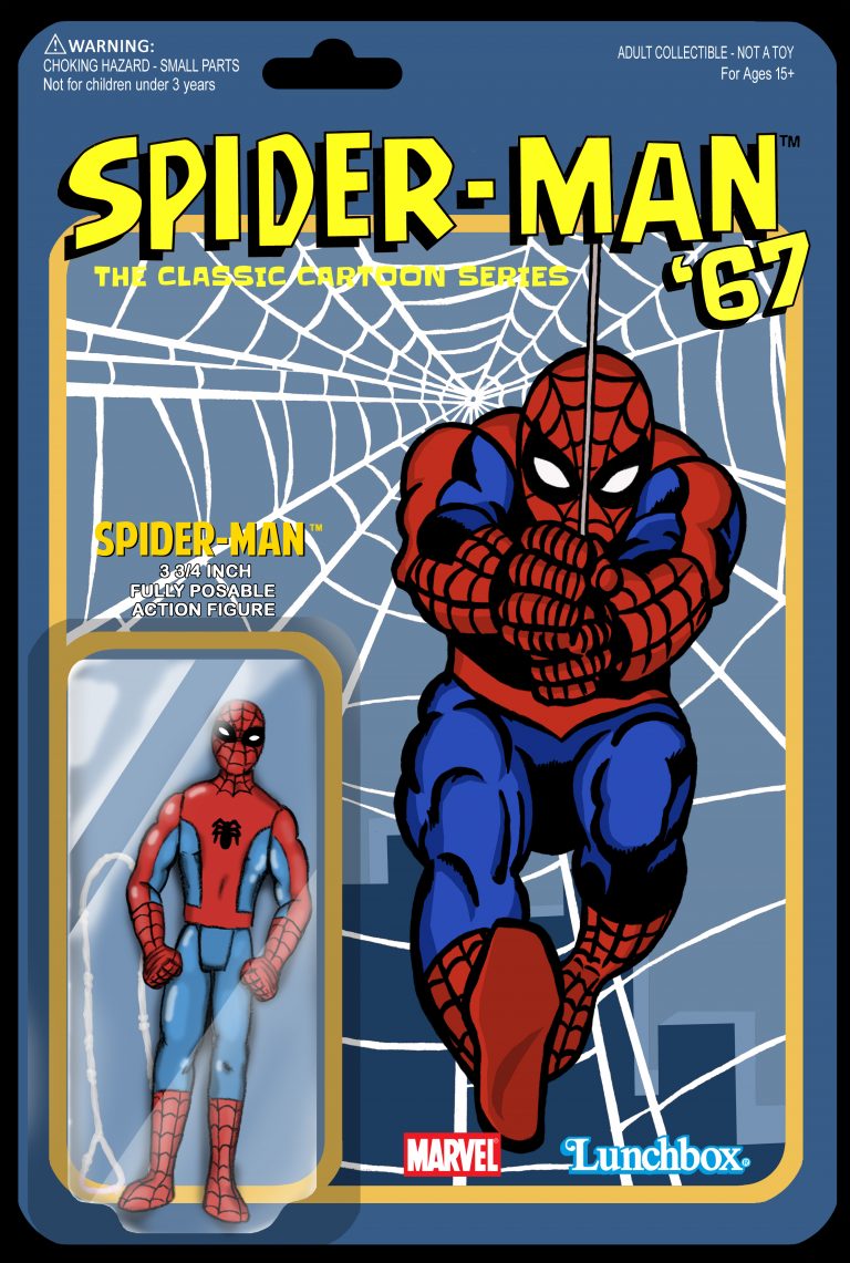 Dig These Groovy SPIDER-MAN ’67 Cartoon Action Figure Designs | 13th ...