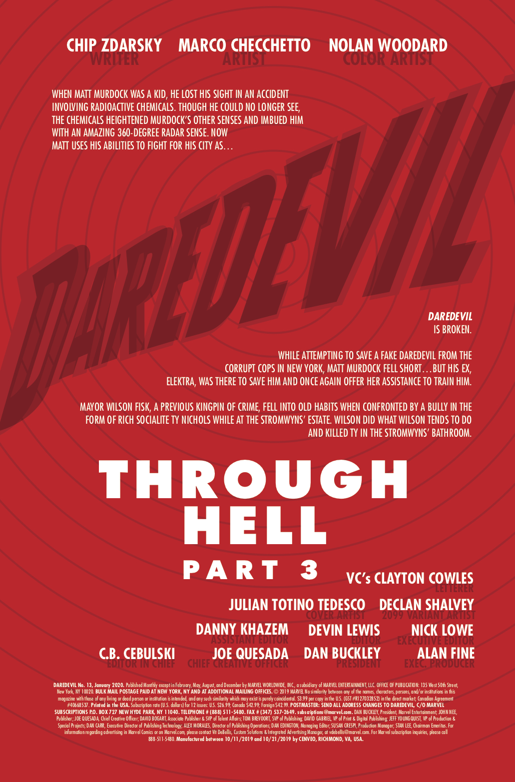EXCLUSIVE Preview: DAREDEVIL #13 | 13th Dimension, Comics, Creators ...