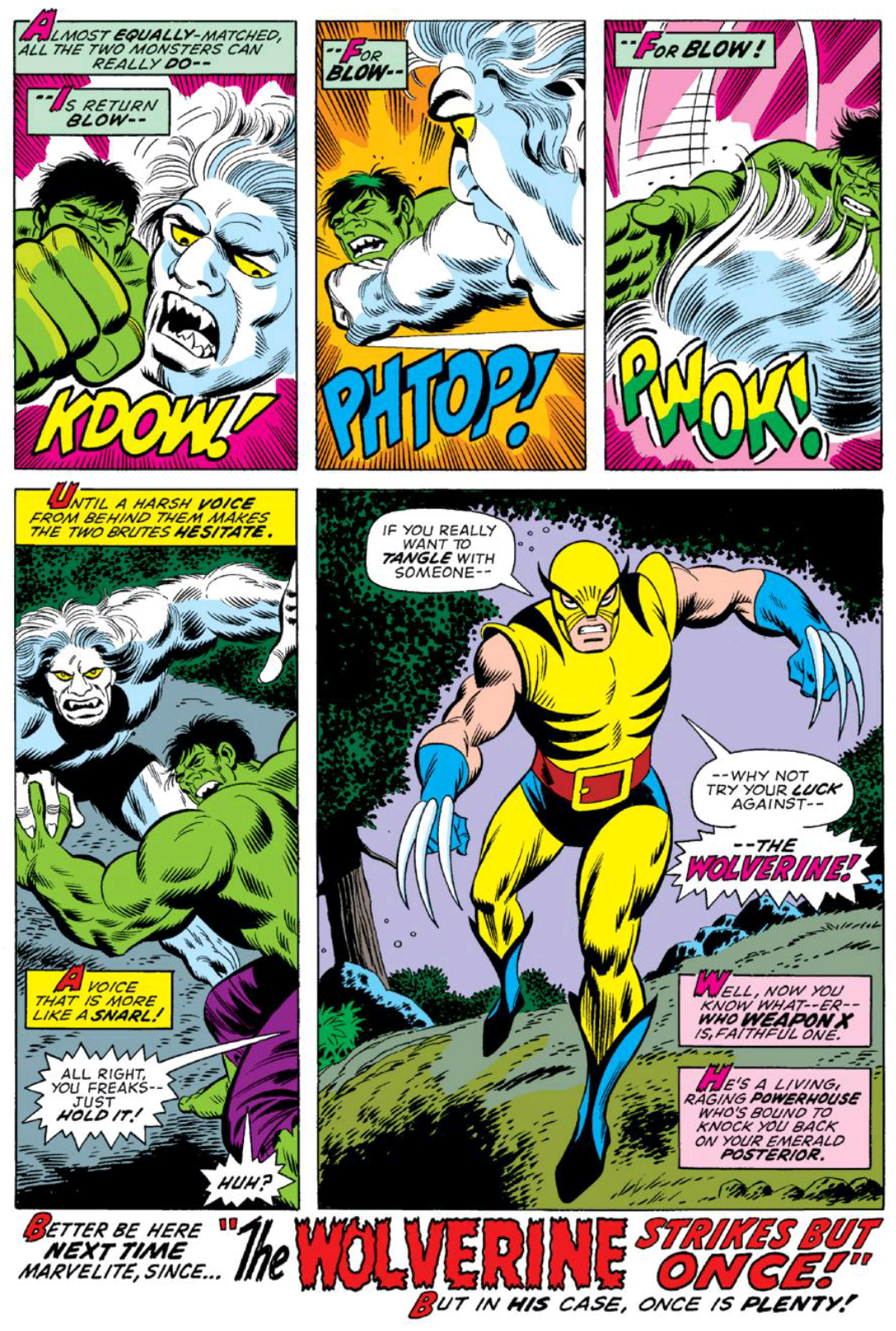 WOLVERINE’s First True Appearance to Be Re-Released as Facsimile ...