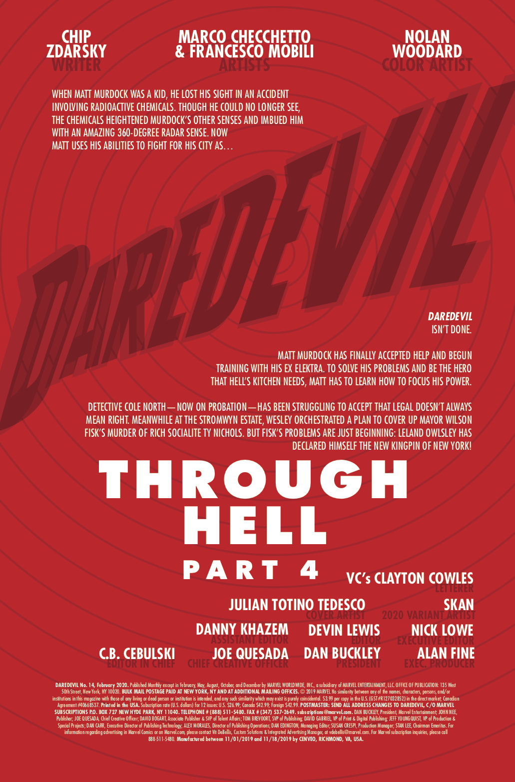 EXCLUSIVE Preview: DAREDEVIL #14 | 13th Dimension, Comics, Creators ...