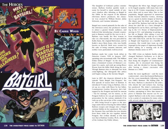 OVERSTREET’S BATMAN GUIDE: What It Is and How It Came to Be | 13th ...