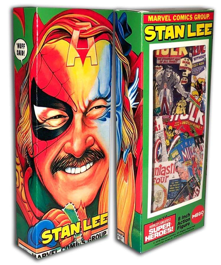 Custom MEGO Box of the Day #5: STAN LEE | 13th Dimension, Comics ...