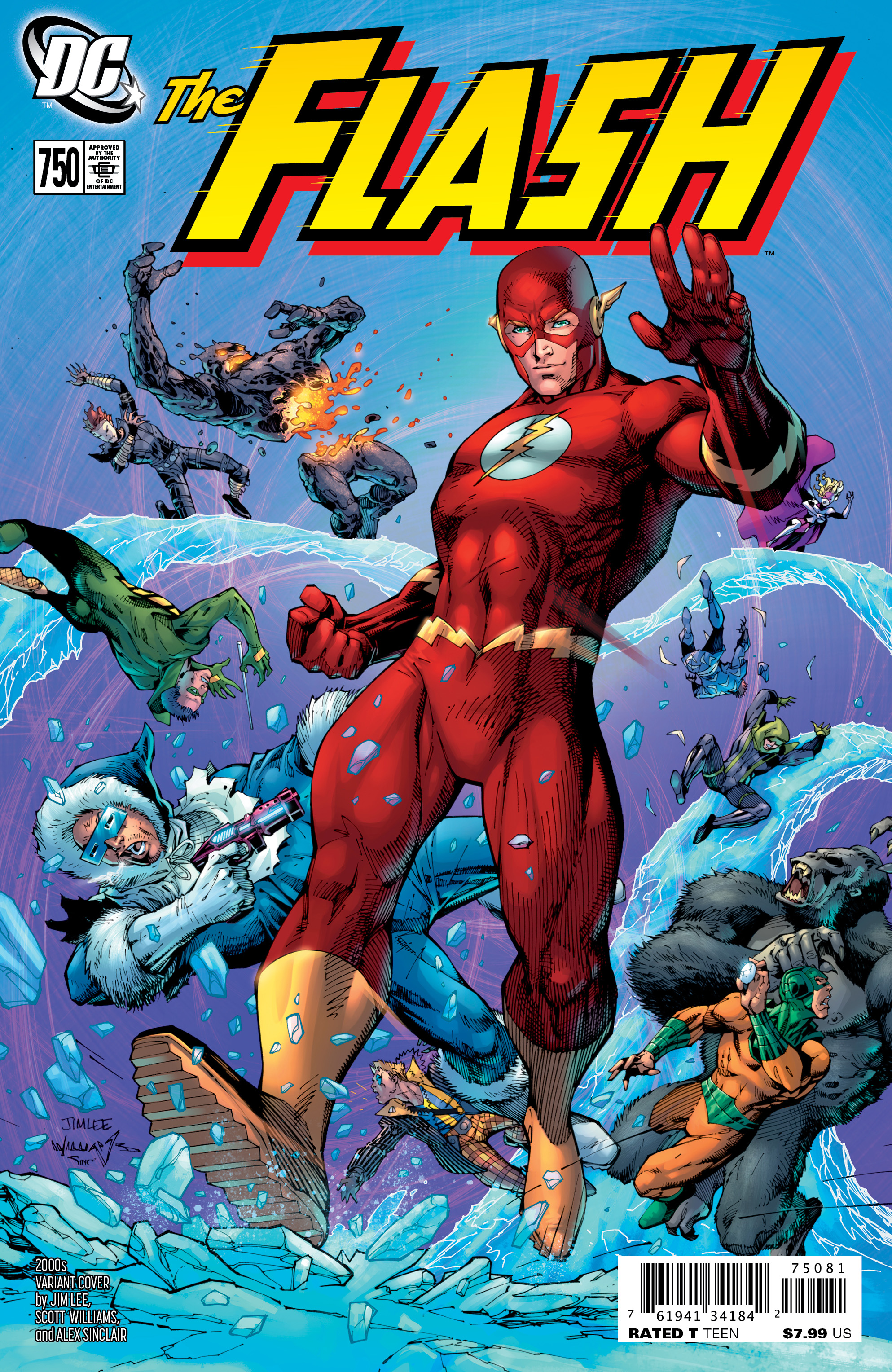 Dig the Final Versions of THE FLASH #750 Variants | 13th Dimension ...