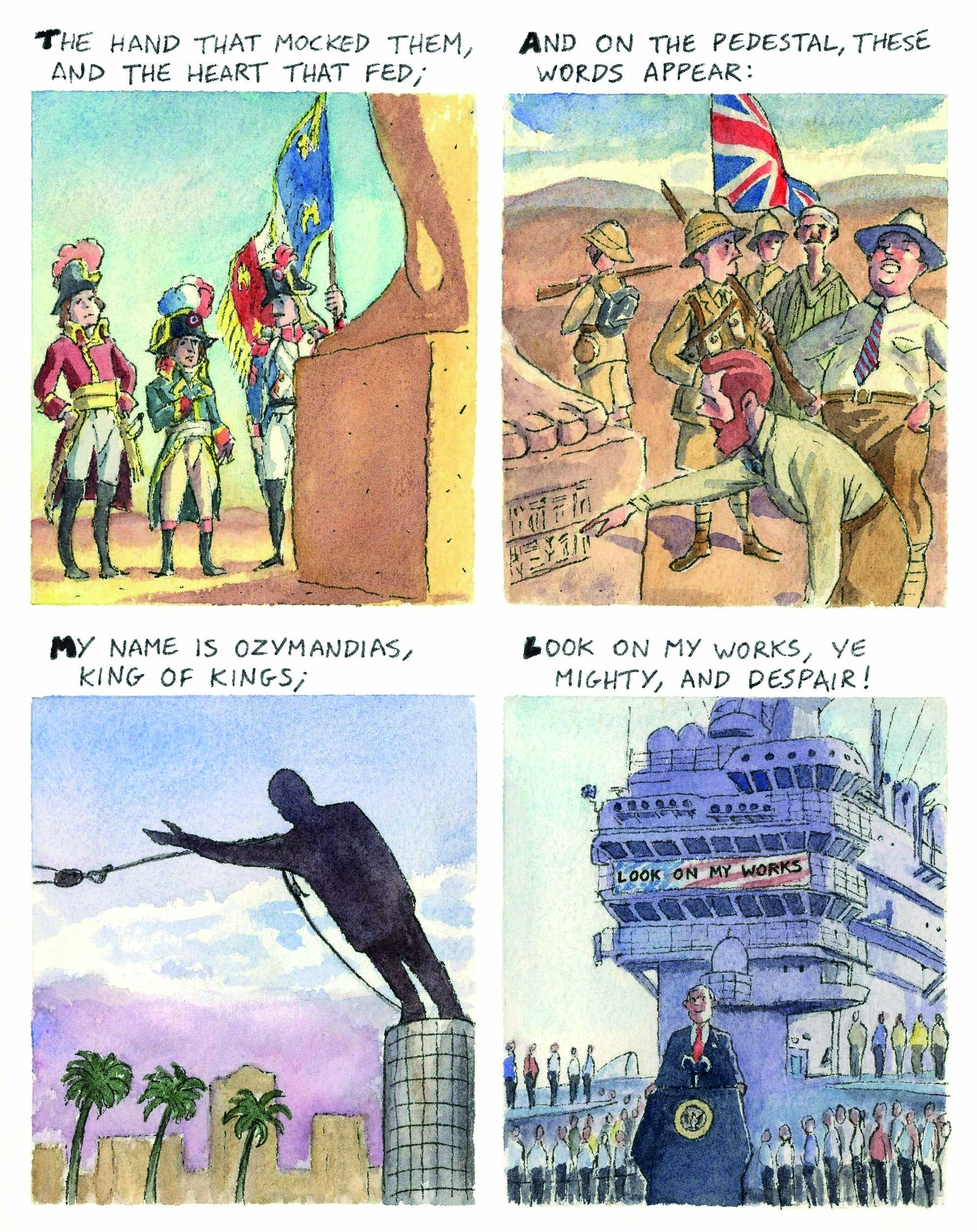 OZYMANDIAS: Dig This New Comics Version of the Poem That Helped Inspire ...