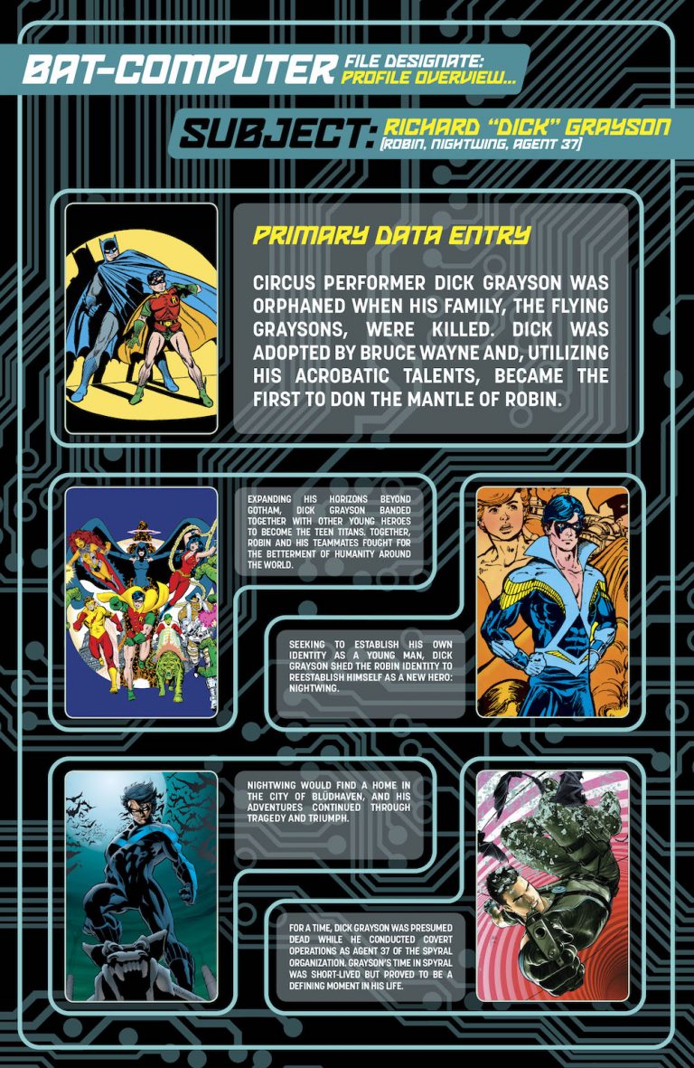 INSIDE LOOK at DC’s New BATCOMPUTER Files on the ROBINS | 13th ...
