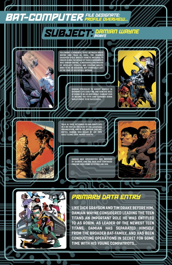 INSIDE LOOK at DC’s New BATCOMPUTER Files on the ROBINS | 13th ...