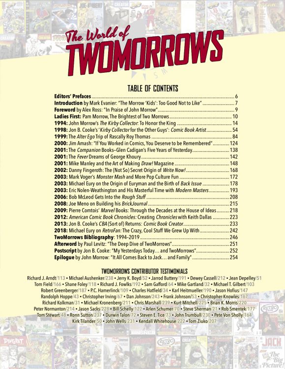 ALEX ROSS Salutes TwoMorrows Publisher JOHN MORROW | 13th Dimension ...