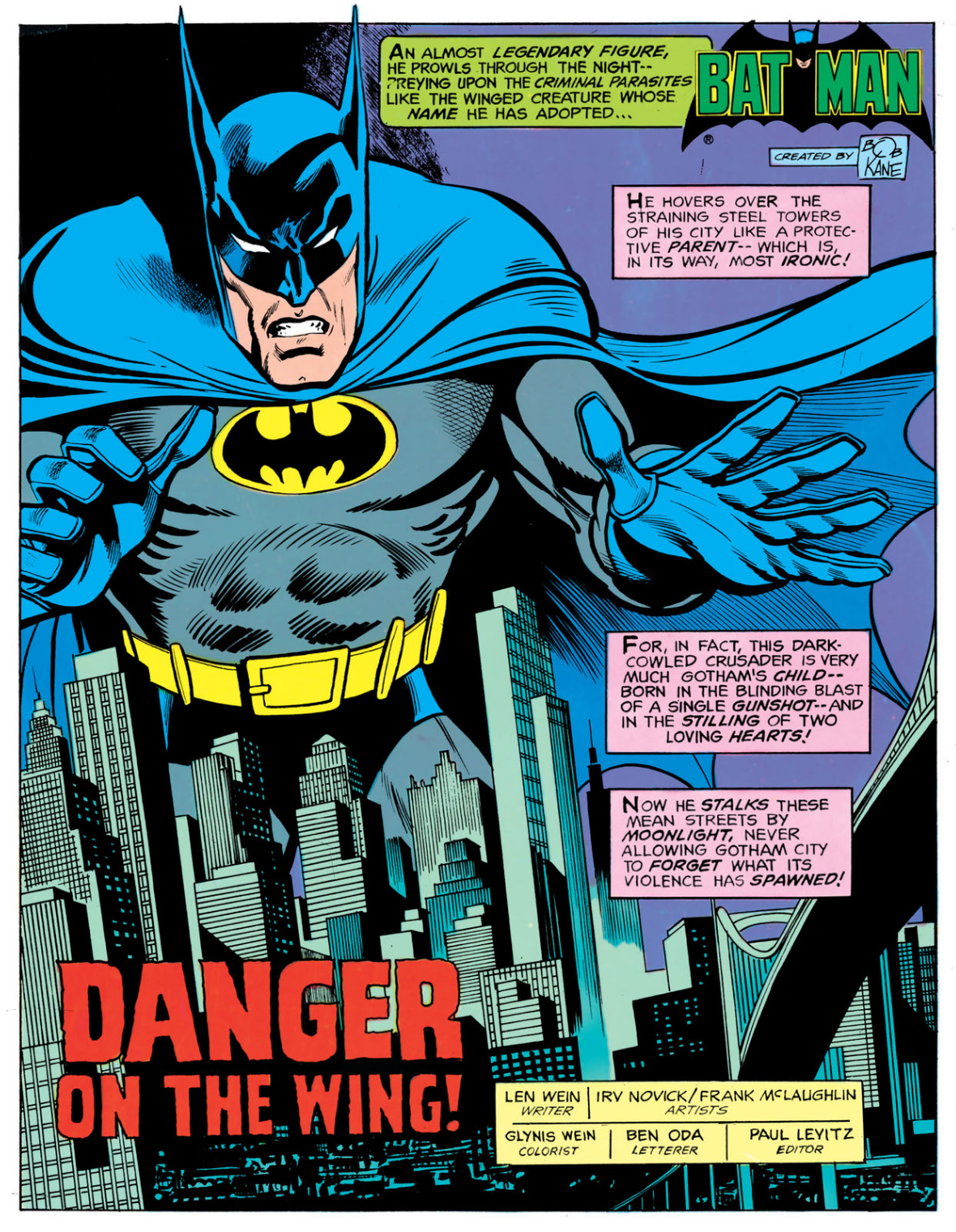 13 BATMAN SPLASH PAGES: An IRV NOVICK Birthday Celebration | 13th ...