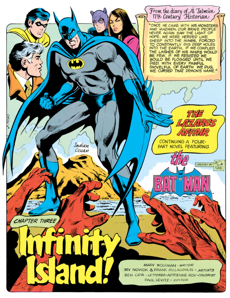 13 BATMAN SPLASH PAGES: An IRV NOVICK Birthday Celebration | 13th ...