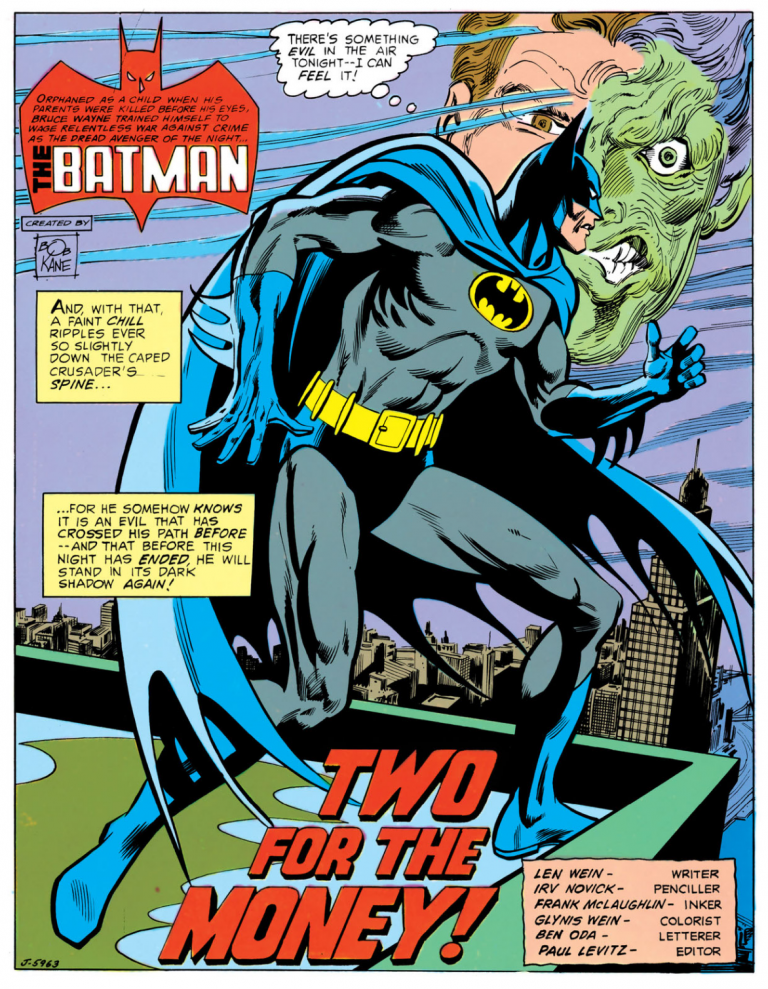 13 BATMAN SPLASH PAGES: An IRV NOVICK Birthday Celebration | 13th ...