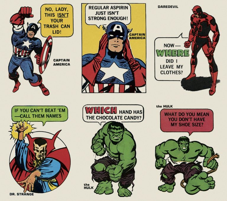 FAR OUT! MARVEL Reprints Classic Vintage Stickers From ’60s and ’70s ...