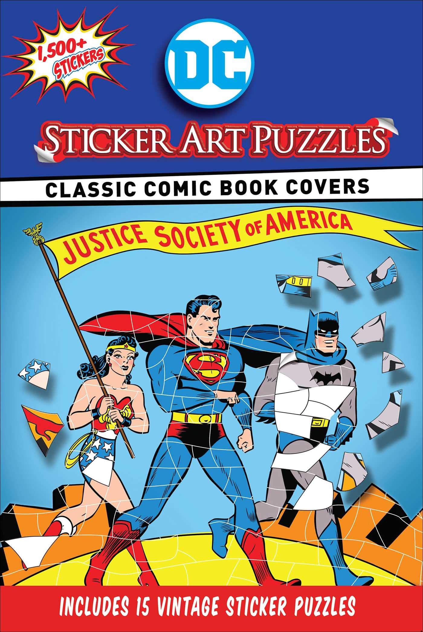 Groovy! Vintage DC COMICS Sticker Puzzle Book Coming Soon | 13th ...