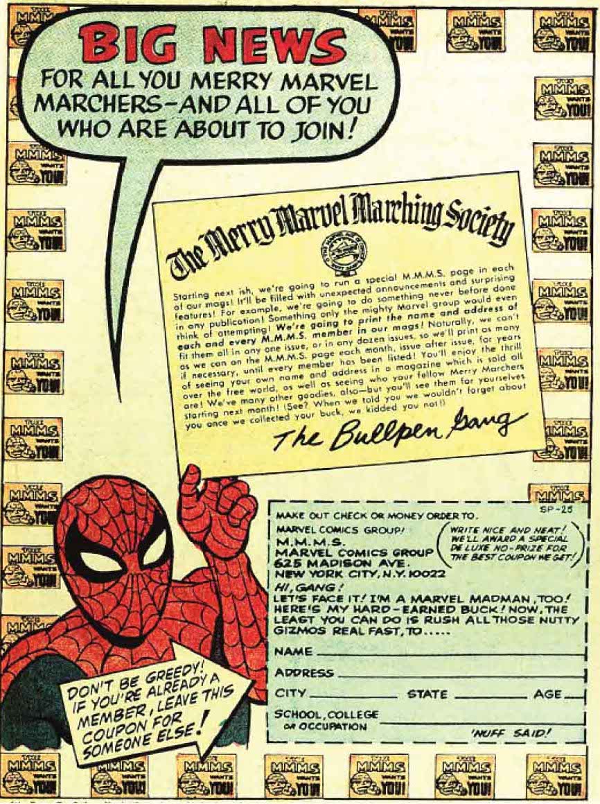 PAUL KUPPERBERG: My 13 Favorite 1960s MARVEL House Ads | 13th Dimension ...