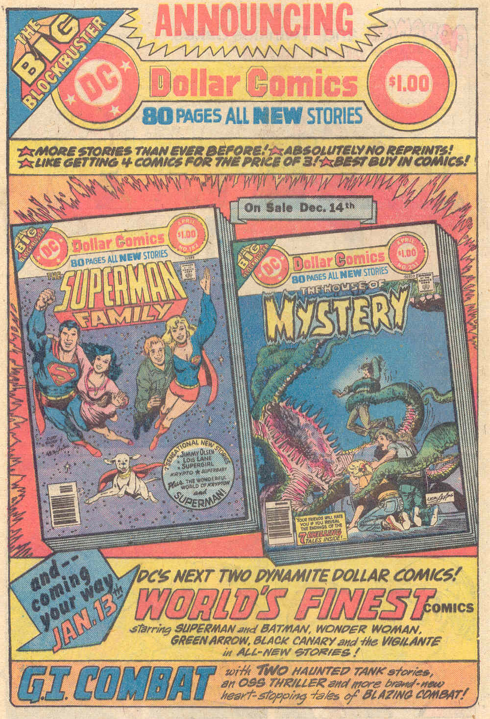 PAUL KUPPERBERG: My 13 Favorite 1970s DC COMICS House Ads | 13th ...