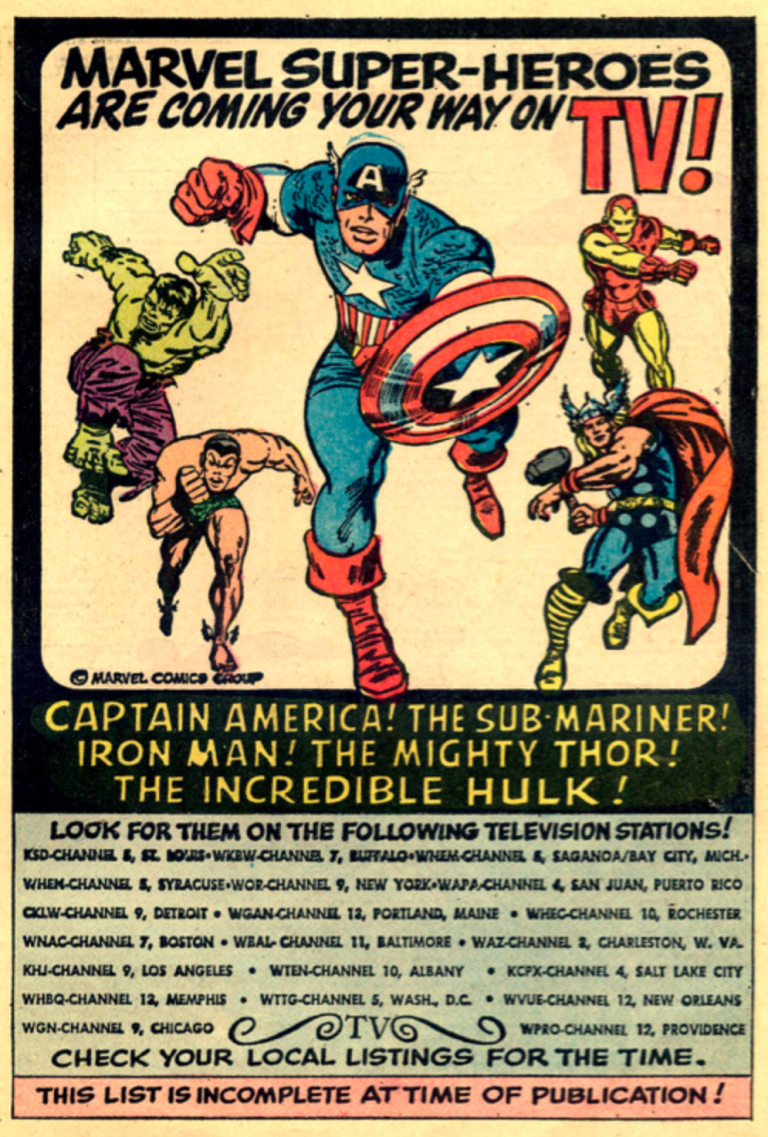 PAUL KUPPERBERG: My 13 Favorite 1960s MARVEL House Ads | 13th Dimension ...