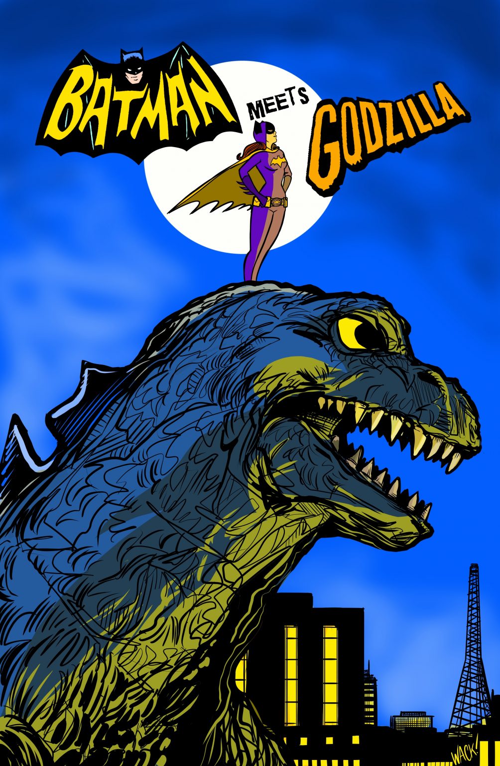 SNEAK PEEK: BATGIRL Stands Tall in BATMAN ’66 MEETS GODZILLA #3 | 13th ...